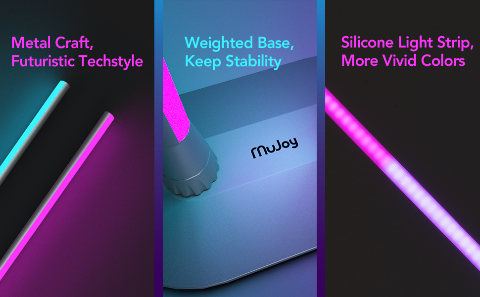 MuJoy Golden X Smart Wi-Fi RGBWW Corner Floor Lamp